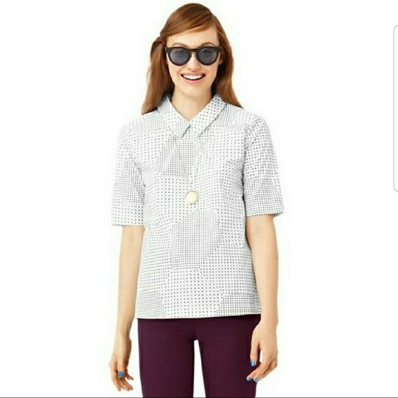 kate spade | Tops | Kate Spade Saturday Blouse Stars Euc Xs | Poshmark